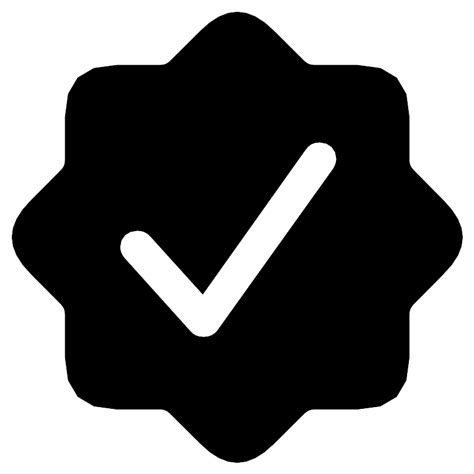 Checkmark Seal Fill Vector SVG Icon SVG Repo