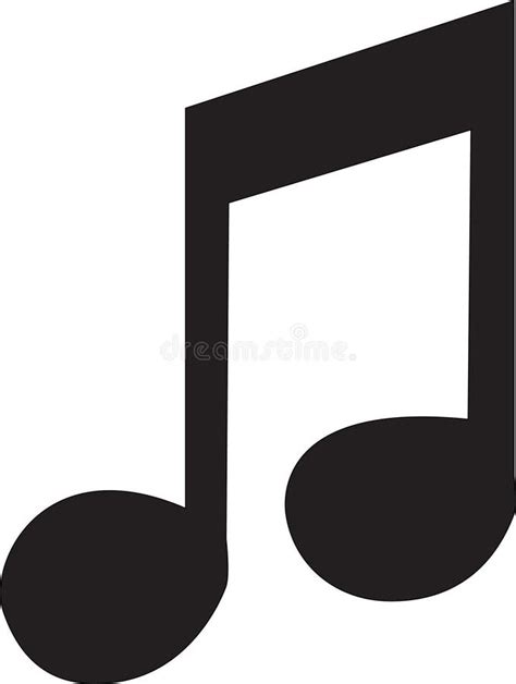 Beamed Notes In Western Music Stock Illustration Illustration Of