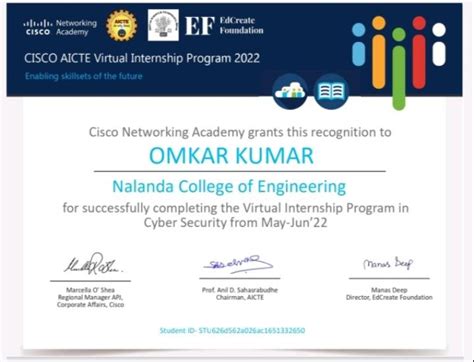 Cisco Cybersecurity Omkar Kumar