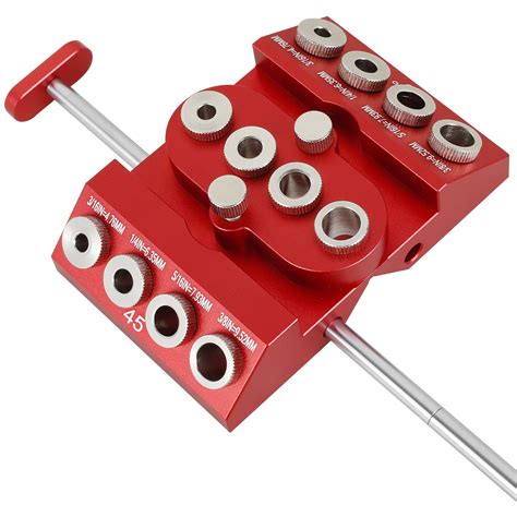 30 45 90 Angle Drill Guide Jig Aluminum Alloy Drilling Hole Guide Jig