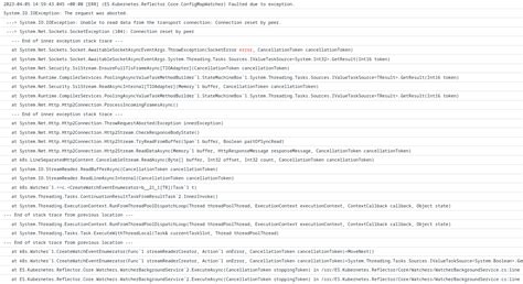 Systemioioexception The Request Was Aborted With 70151 · Issue