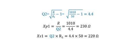 The T Shaped Matching Network Impedans