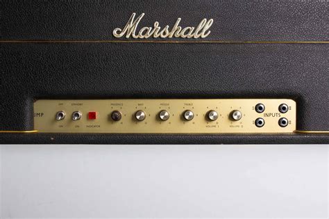Marshall Jmp Model 1992 Super Bass 100 Plexi Tube Amplifier 1969