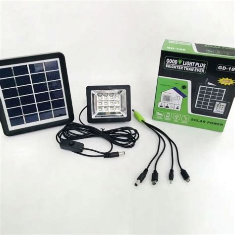 GDPLUS GD-188 LED Solar Light System Kit | Shopee Philippines