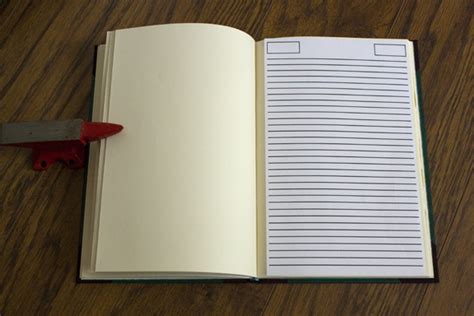 Lined Paper Spring Leaf Press