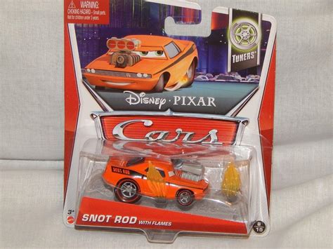 Mattel Disney Pixar Cars Snot Rod With Flames Tuners 8 10 1966628795