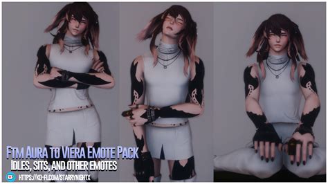 Ftm Aura To Viera Emote Pack The Glamour Dresser Final Fantasy Xiv