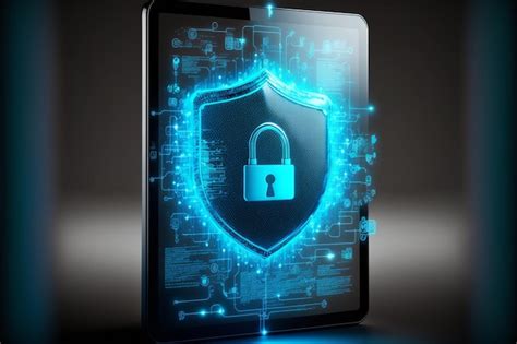 Premium Photo Network Security System Personal Data Information On