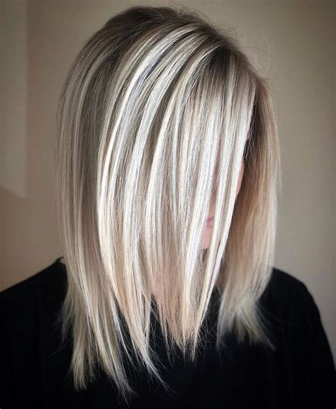 Perfect Medium Length Hairstyles For Thin Hair Ombre Hair Blonde My Xxx Hot Girl