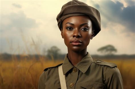 Premium Ai Image A Man In A Military Uniform