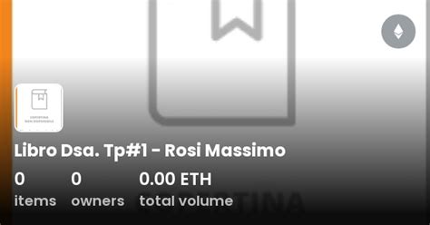 Libro Dsa Tp1 Rosi Massimo Collection Opensea Libro Dsa Tp1 Rosi Massimo Collection Opensea