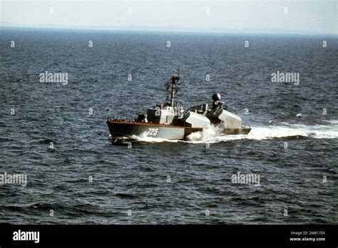 A Port Bow View Of A Soviet Osa I Class Fast Attack Craft Missile Ship