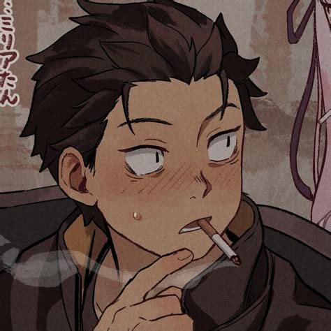 Subaru Natsuki From Rezero Pfp Anime Book Anime Photo Profile Dark