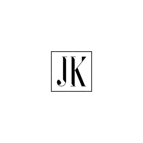 Premium Vector Jk Monogram Logo Design Letter Text Name Symbol