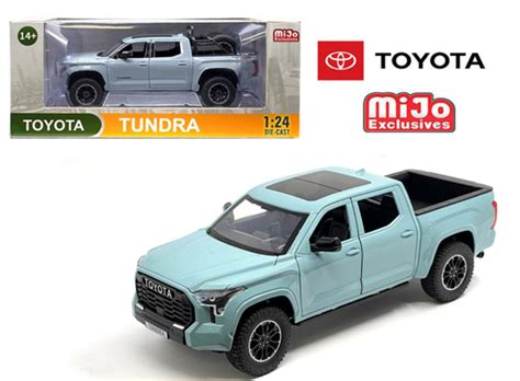 124 2023 Toyota Tundra Trd Off Road 4×4 Lunar Rock Diecast Car Model
