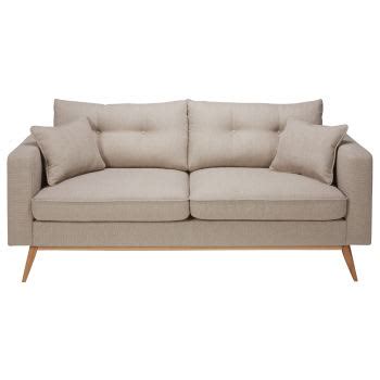 Canapé style scandinave places gris anthracite Brooke Maisons du Monde