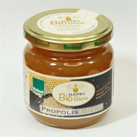Bioland Honig Mit Propolis 250g HAPEs Bio Biene