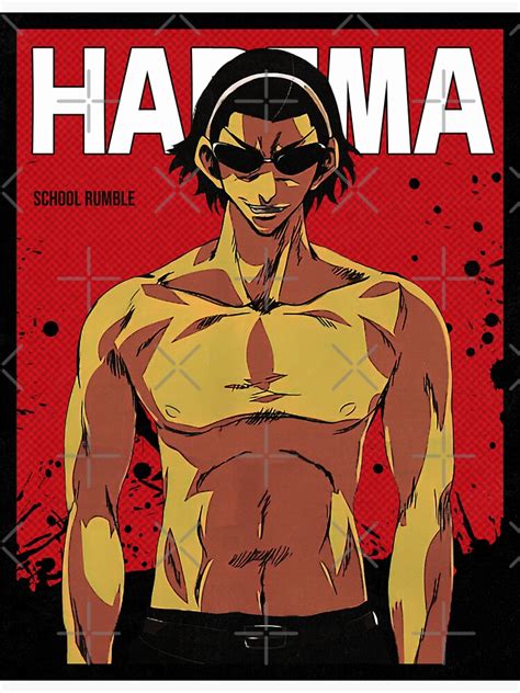 Kenji Harima School Rumble Red Comic Design Sticker For Sale By