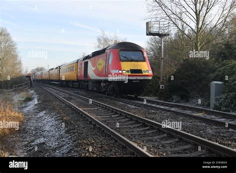 Short Formed New Measurement Train With Colas Liveried Class 43 Power Car 43272 Leading