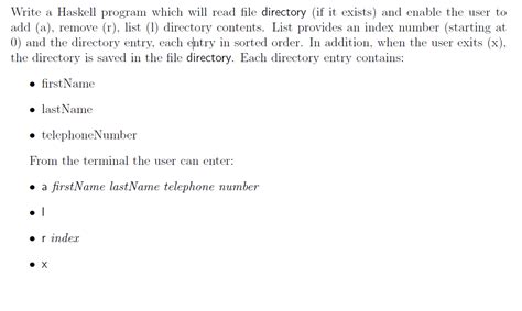 Write A Haskell Program Which Will Read File