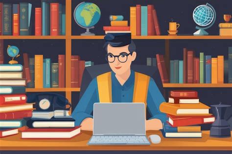Premium Photo Digital Discovery Navigating The World Of Online Learning