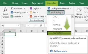 Quotient In Excel Formula Examples How To Use Get