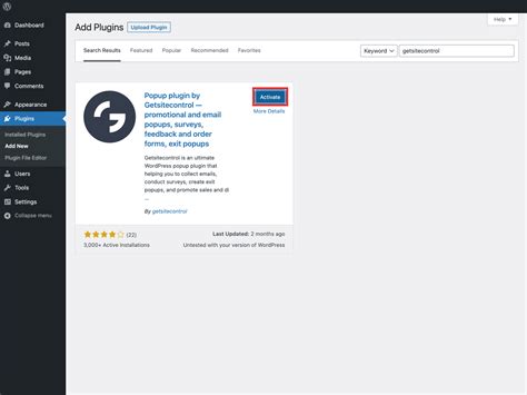 How To Install Getsitecontrol On Wordpress Getsitecontrol