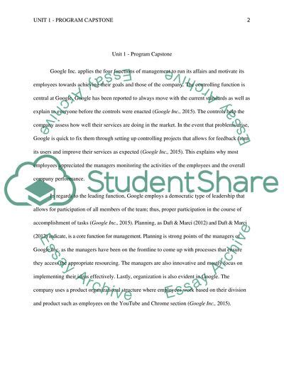 Unit 1 Program Capstone Research Paper Example Topics And Well