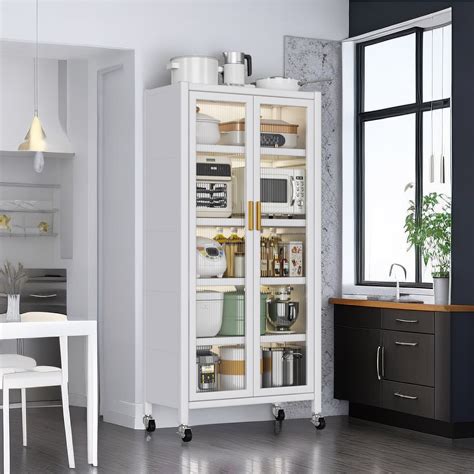 Lark Manor™ Kitchen Shelving Floor To Ceiling Multilevel Storage