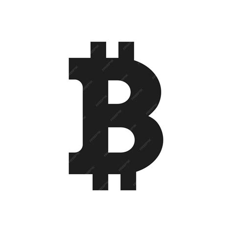 Premium Vector Bitcoin Letter B Symbol Isolated Vector Illustration