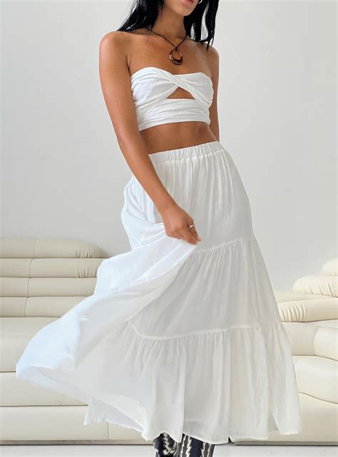 Allie Set White Princess Polly Usa
