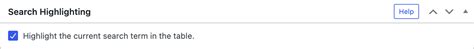 Search Highlighting TablePress