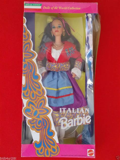 Italian Barbie Dolls Of The World Collection 1993 Barbie Dolls New