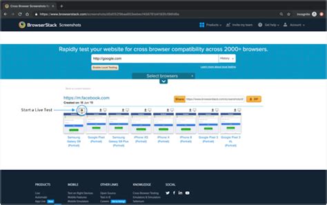 Elementor Breakpoints Browserstack