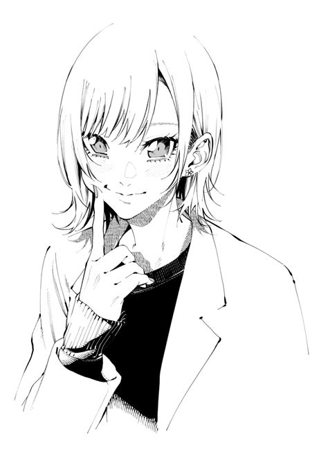 Safebooru 1girl Blush Commentary Request Earrings Finger To Mouth