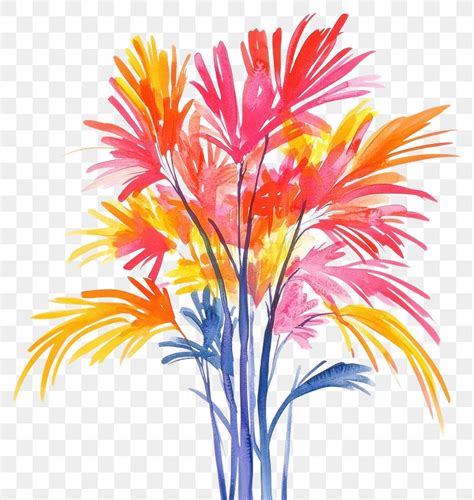 Watercolor Tropical Leaves Png Images Free Photos Png Stickers