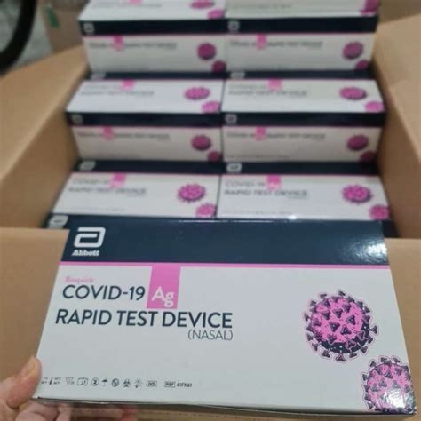 Promo Rapid Test Antigen Abbott Swab Nasal 1 Box Diskon 17 Di Seller Mahanani Store 4 Cikoko
