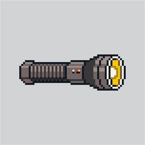 Píxel Arte Ilustración Linterna Pixelado Linterna Linterna Pixelado
