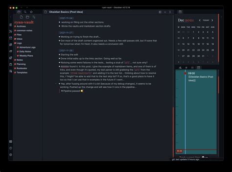 obsidian basics λ ryan himmelwright net