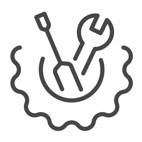 Gear Setting Config Maintenance Services Repair Support Icon