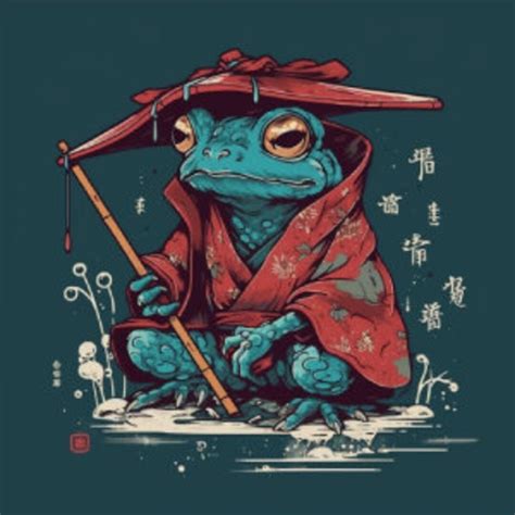 Buy Printable Png Mythical Frog Frogs Japanese Art Anime Online In India Etsy
