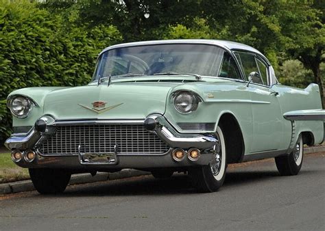 1957 Cadillac Coupe Deville Greeting Card By Cascadia Classic