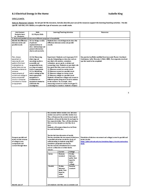 assignment 1 pdf series and parallel circuits voltage