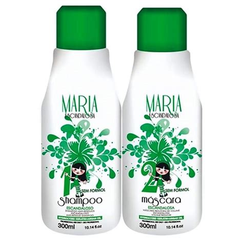 Escova Progressiva Kit Maria Escandalosa Sem formol x ml Sofí Cosméticos