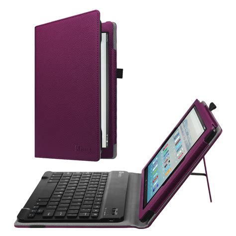 Fintie Keyboard Case For Amazon Fire HD Th Gen Release Folio Standing Cover With