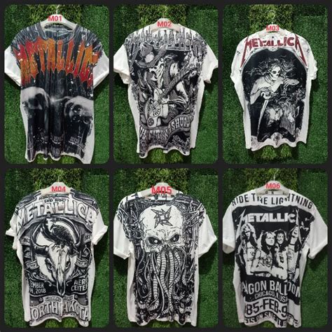 Jual KAOS METALLICA DS Kaos BANGKOK KAOS DISTRO SEDIA UKURAN Big