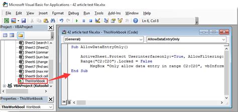 How To Protect Cell Formatting But Only Allow Data Entry In Excel