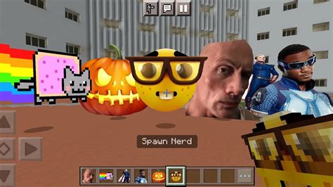 Nerd Nextbot [evade P4] In Minecraft Pe Minecraftpeaddons Youtube