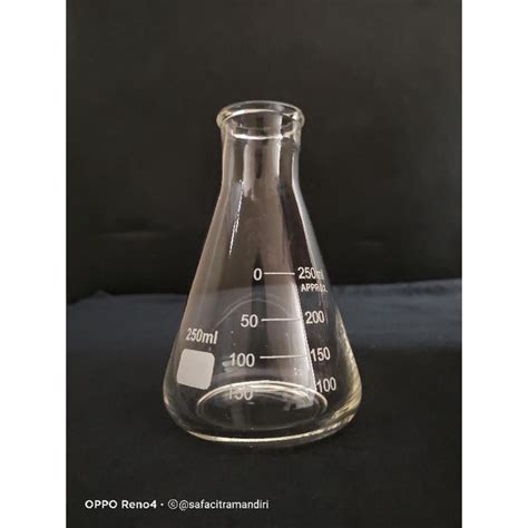 Jual Labu Erlenmeyer Flask 250 Ml Rrc Erlenmeyer Flask Labu