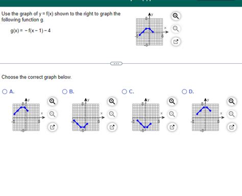 solved use the graph of y f x ﻿shown to the right to graph